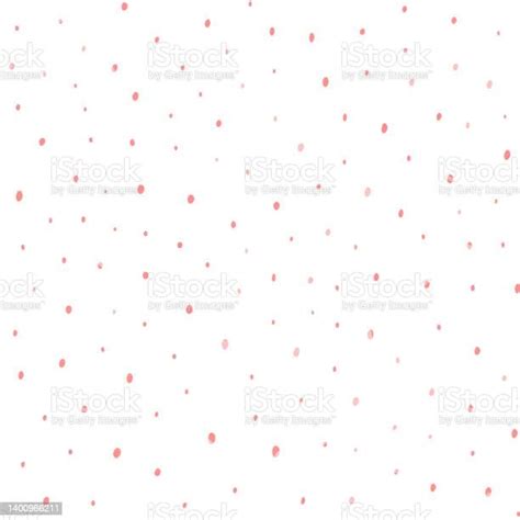 추상적인 손 익사 물방울 무늬 배경 분홍색 원이있는 흰색 점선 매끄러운 패턴 초대 포스터 카드 전단지 직물 직물을위한 템플릿 디자인 분홍에 대한 스톡 벡터 아트 및 기타