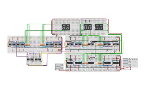 Circuit Design Relogio Digital Tinkercad
