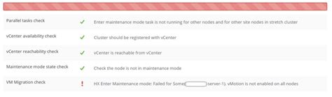 Troubleshoot Hyperflex Maintenance Mode Failures Cisco
