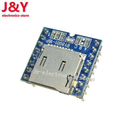Tf Micro Sd U Disk By8001 16p Mp3 Player Arduino Audio Voice Module