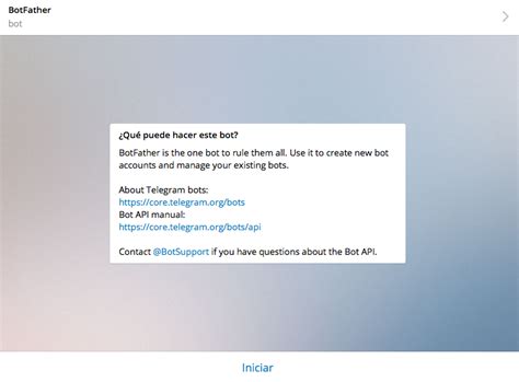 Cómo crear tu propio bot de Telegram Parte I Bytelix