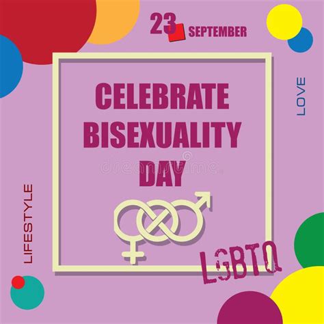 Celebrate Bisexuality Day Stock Illustration Illustration Of Event
