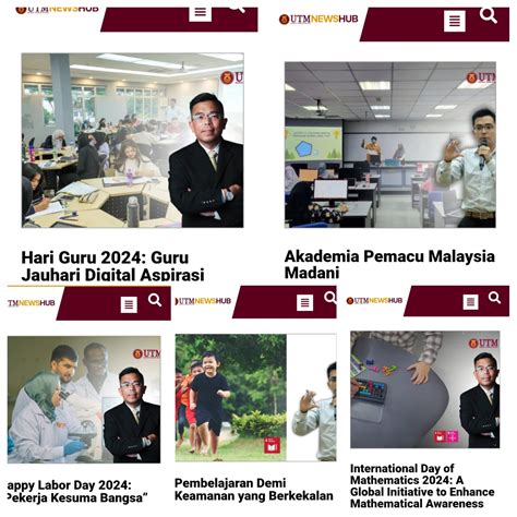 Koleksi Penulisan Di Utm Newshub