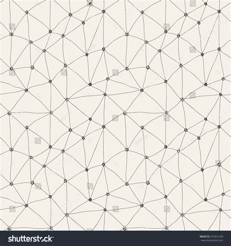 Vector Seamless Pattern Irregular Abstract Linear Stock Vector Royalty