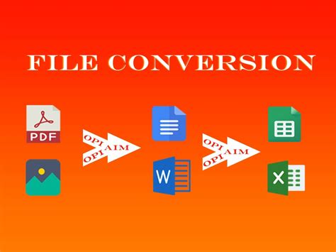 file conversion pdf conversion image to word excel pdf to excel word