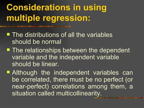 Multiple Regression Presentation