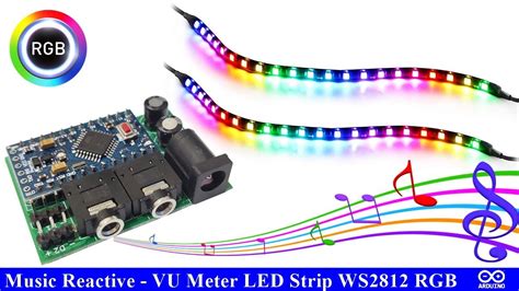 Sound Reactive Uv Meter Arduino Led Ws Rgb Youtube