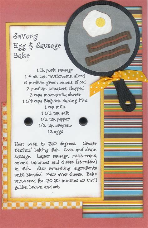 Scrapbook Recipe Book Recipe Book Diy Recipe Scrapbook