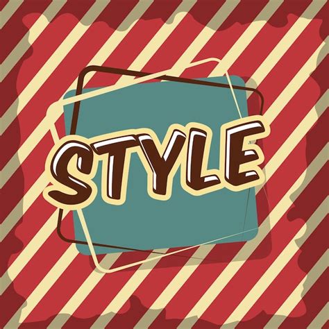 레트로 빈티지 배지 글자 클래식 줄무늬 배경 프리미엄 벡터