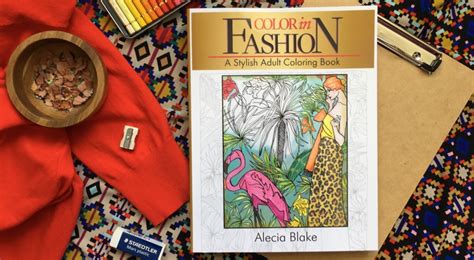 Color In Fashion Adult Coloring Book Review And Giveaway Cleverpedia