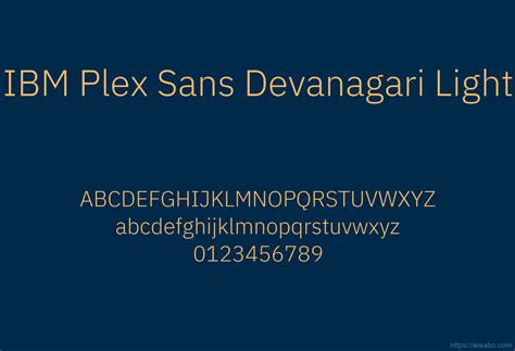 IBM Plex Sans Devanagari Light Font Free Download Ttf Otf Wisabo Fonts