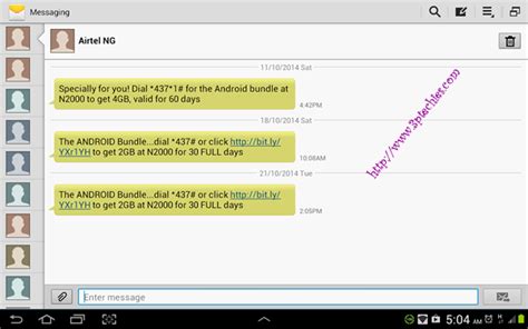Airtel Nigeria S Android Data Bundle Plans Subscription Codes And Prices