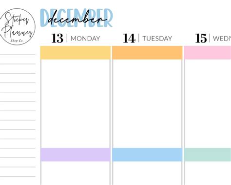 Month Header Planner Stickers Month Names Sticker Large Etsy