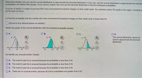 solved determine whether you can use the normal distribution