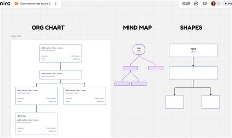 Dotted Line Org Chart Text Format Miro
