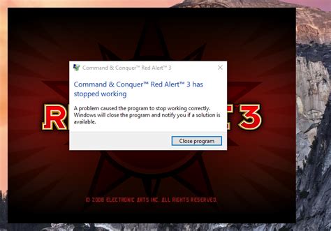 Unable To Start Red Alert 3 Support Archive Revora Forums