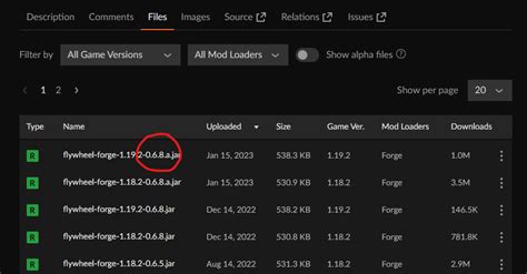 Im Trying To Install Flywheel With The Create Mod For 1 19 2 And Its Telling Me To Get Version