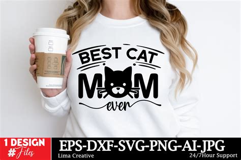 Best Cat Mom Ever Svg Cut File Mom Svg Bundle Mothers Day Svg Mom