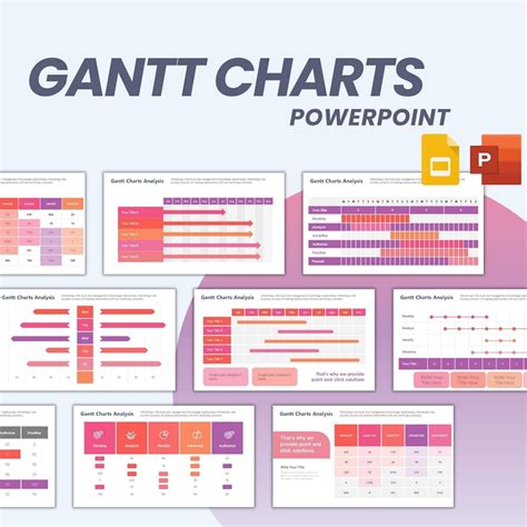 Gantt Chart Powerpoint Fully Editable Templates Gantt Charts Powerpoint Templates