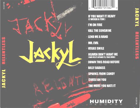 Classic Rock Covers Database Jackyl Relentless 2002