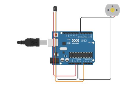 Circuit Design Smart Fan Tinkercad