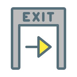 Emergency Exit Free Security Icons