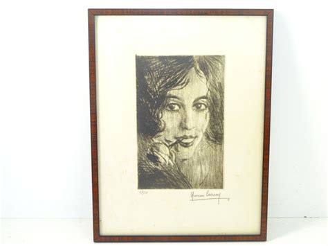 Litho Mariette Carion Marius Larroy Eerste Helft 20ste Eeuw
