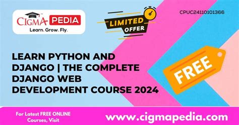 Learn Python And Django The Complete Django Web Development Course