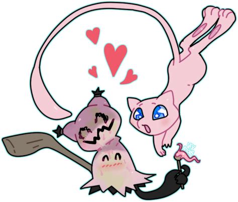 Mimikyu Mimics Mew By Vexat1ous On Deviantart
