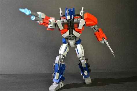 Lego Moc Optimus Prime Transformers Prime By Blaze Mocs Rebrickable Build With Lego