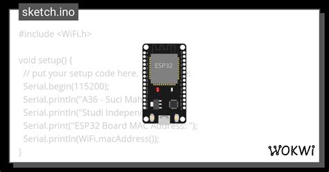 Mac Address Wokwi Esp32 Stm32 Arduino Simulator