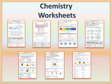 Chemistry Worksheets Printable Teaching Resources Worksheets Library