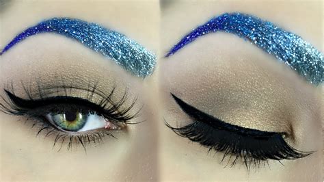 Cut Crease Silver Glitter Elegant Makeup Tutorial Saubhaya Makeup