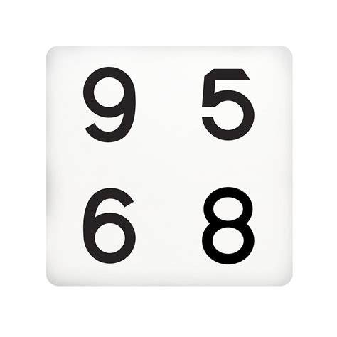 Response Panel Lea Numbers® White Opaque Good Lite Good Lite Co