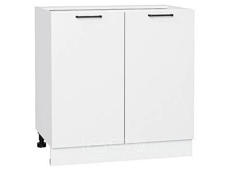 Шкаф нижний с 2 мя дверцами Флэт White In 2s Белый 816 800 478 купить недорого по цене от 6 090
