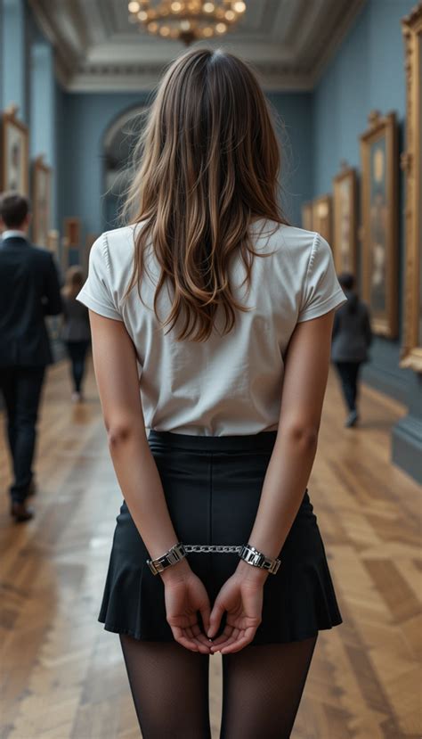 Handcuffed Girl In The Museum By Sintarin On Deviantart