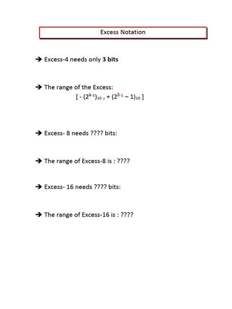 4 Excess Notation And Signed 2s Complement Addition And Subtraction Pdf Encodings Computer