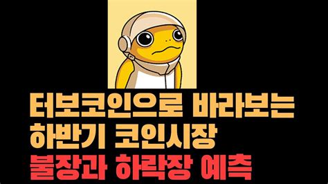 특별분석 터보코인으로 하반기 불장 하락장 예측 Youtube