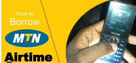 HOW TO BORROW AIRTIME FROM MTN Quick Code Method VTU Ng