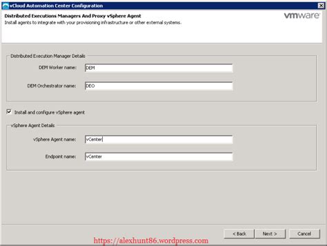 Vrealize Automation Configuring Vsphere Endpoint