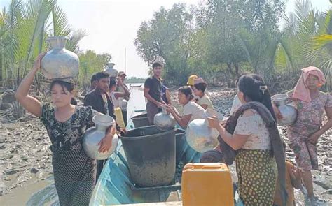 ပုဏ္ဏားကျွန်းမြို့နယ်ရှိ ကျေးရွာ ၁၀ ရွာကျော်၌ သောက်သုံးရေ ပြတ်လပ်