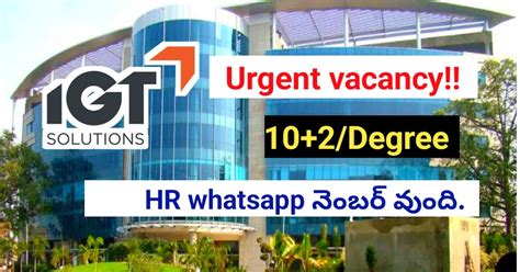 Igt Solutions Pune Walk In Interview Mass Hiring Opportunity For
