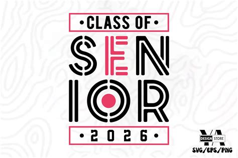 Senior 2026 Class Of 2026 Graduation Svg Graphic By Yadesign Store