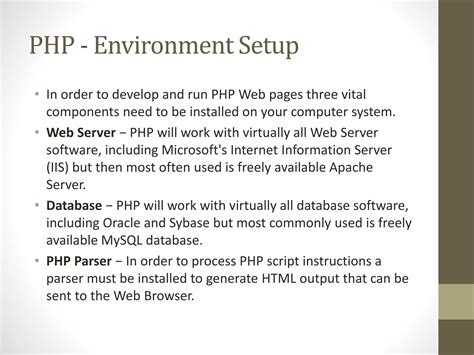 Web Application Development Using Php Chapter 1 Pptx