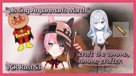 Hinano Gets Caught Singing Anpanman Vspo Rust Youtube