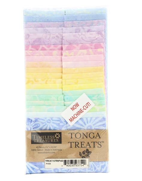 Tonga Treats Pixie 25 Strip Packjelly Roll 40 25” X 42 Strips