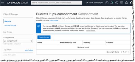 Getting Started With Oracle Cloud Infrastructure Oci Object Storage