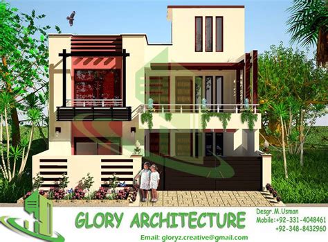 Modern 3d House Elevation Architectural Drawings Structural Drawings