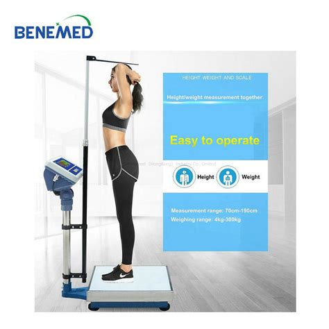 Digital Height Scale Adult Pediatric Weighing Scale 300kg Weight
