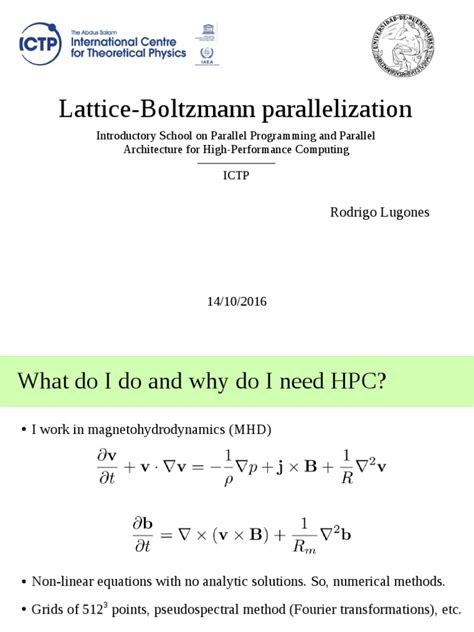 presentation ictp lattice boltzmann pdf computational fluid